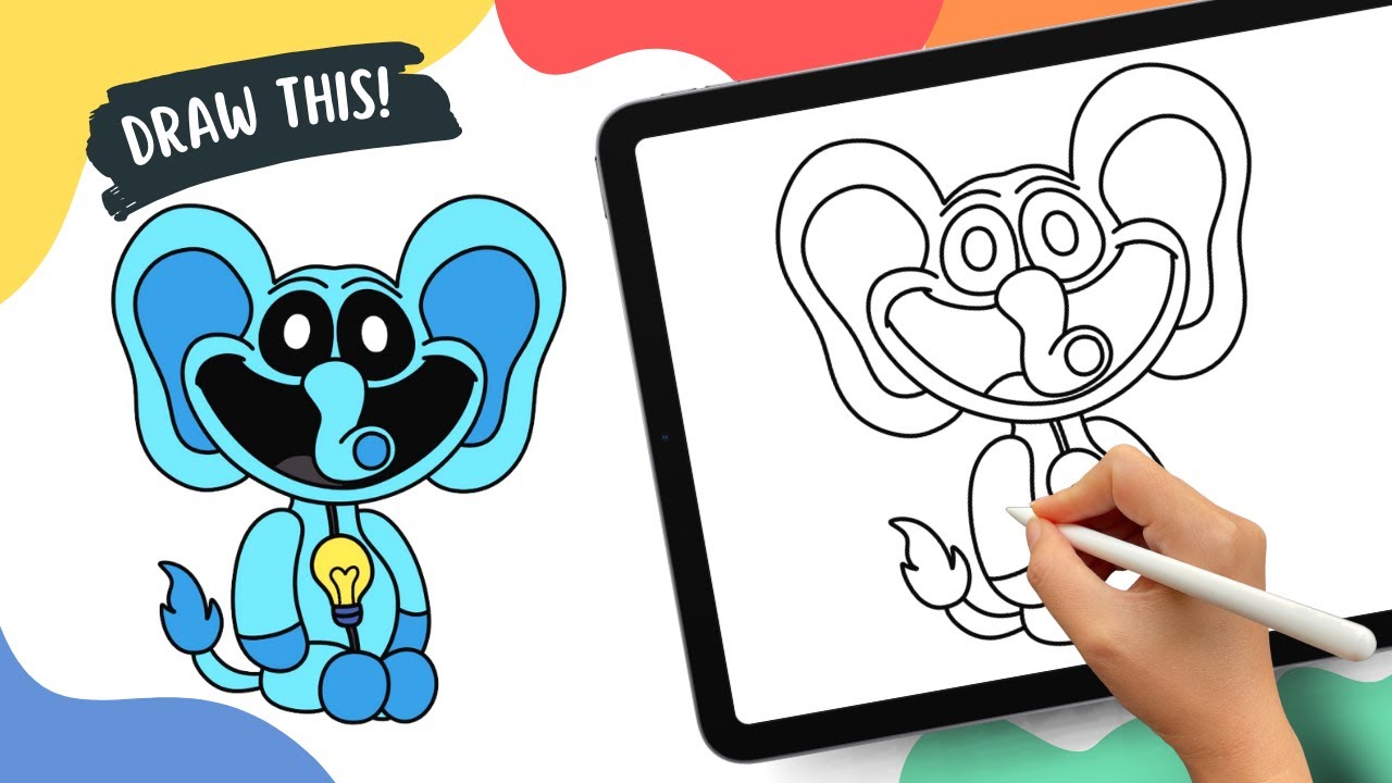 Bubba Bubbaphant | Poppy Playtime Drawing Cartoon - YouTube