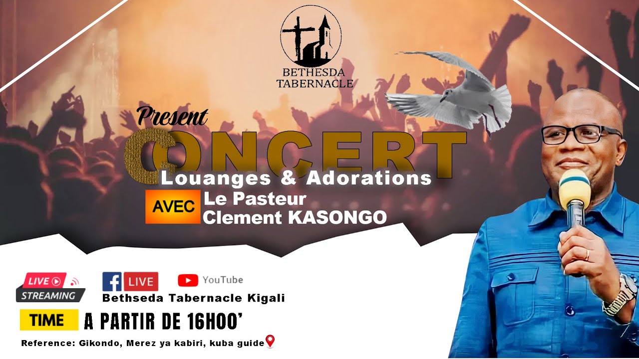 Concert de Pst. Clement KASONGO |beth Tab Dimanche 18.02.2024 - YouTube