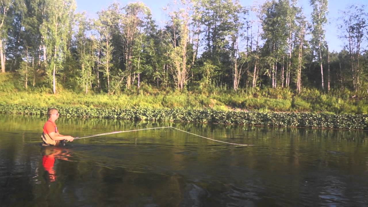 Fly fishing in the Russian River Ufa fish grayling Рыбалка нахлыстом . - YouTube