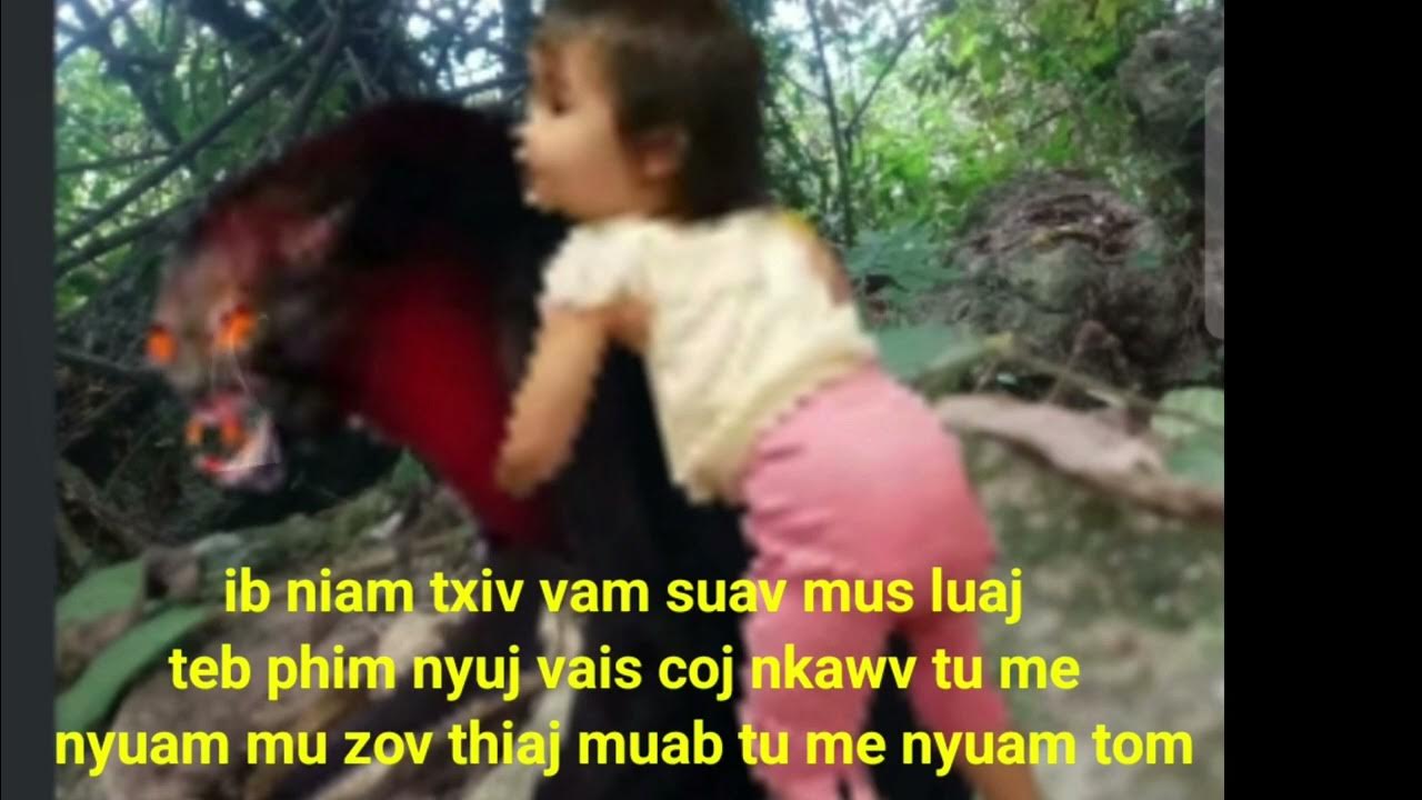 ib niam txiv vam suav mus luaj teb phim nyuj vais coj tu me nyuam mu tom - YouTube