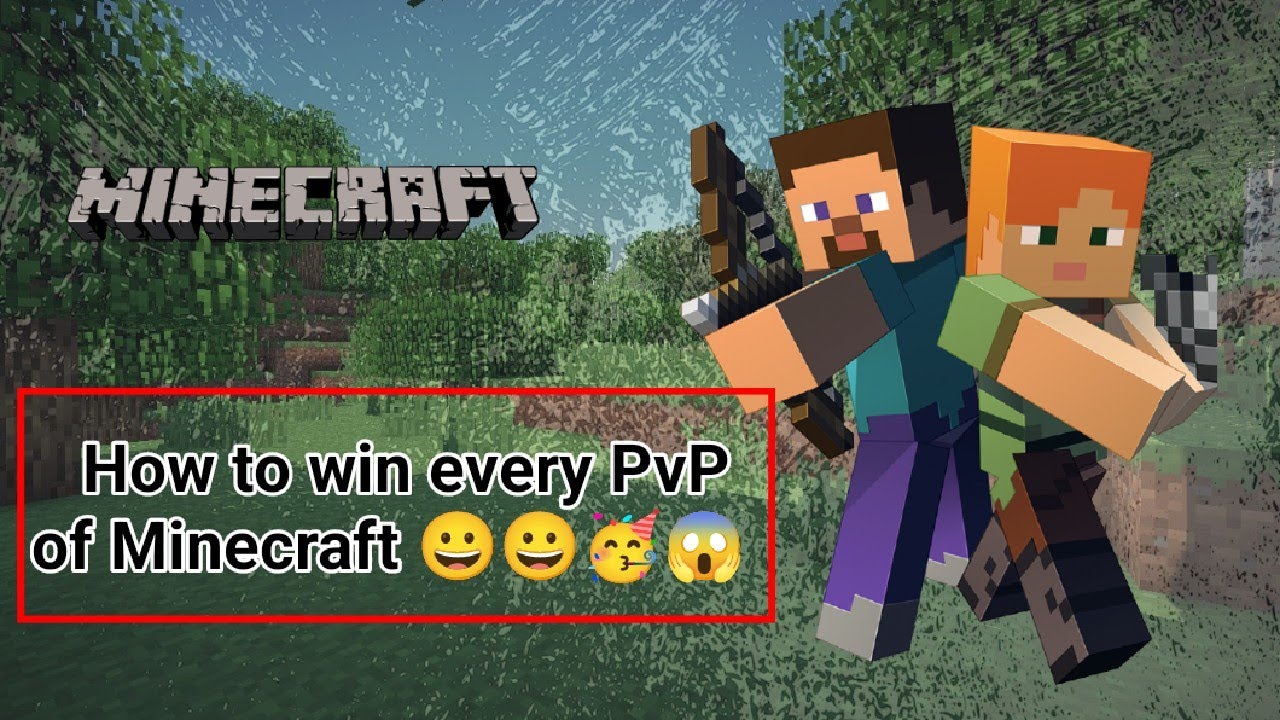 Tips and tricks to win every PvP of Minecraft 😄😊 - YouTube