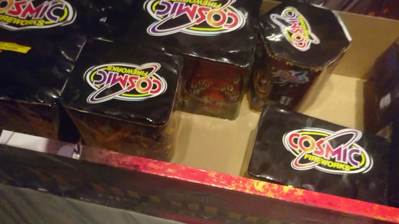 Terminator display pack cosmic fireworks - YouTube