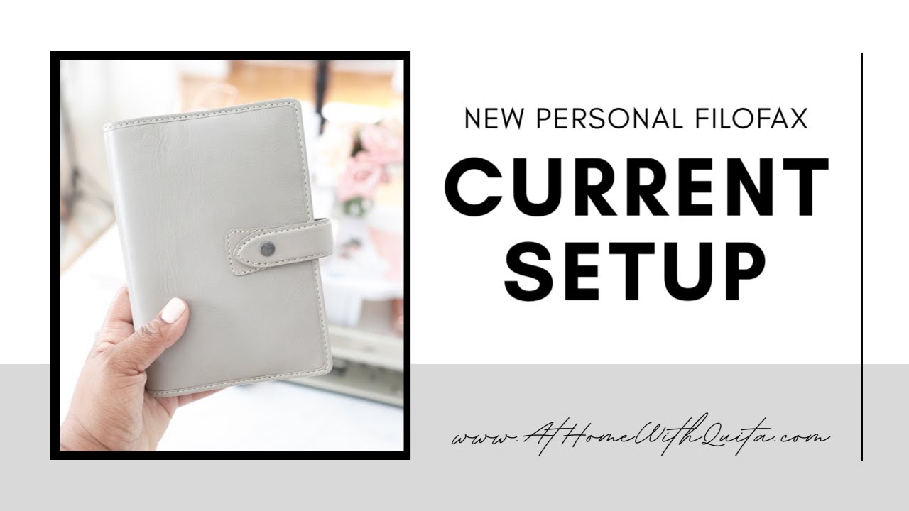 NEW Filofax Personal Size Setup + Flipthrough | Purse Planner | At Home ...