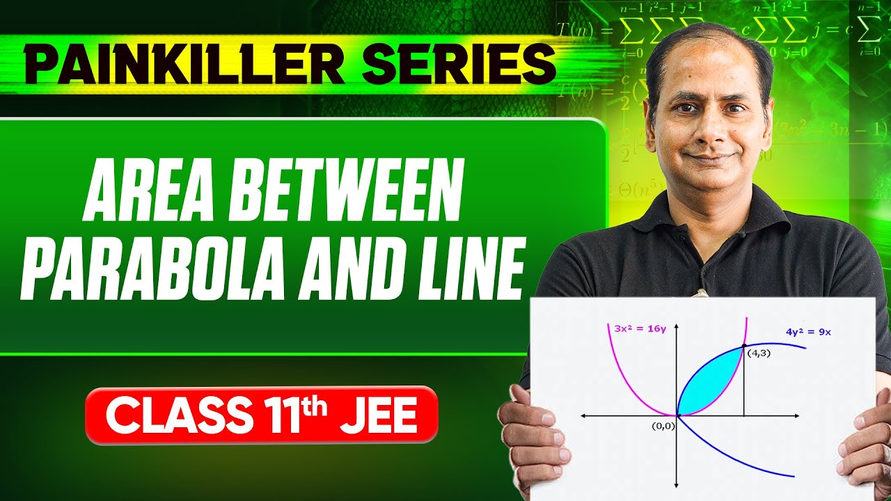 AREA BETWEEN PARABOLA & LINE || Basic to Advanced || Class 11th JEE ...