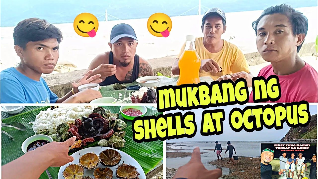 mukbang ng shells at octopus - YouTube