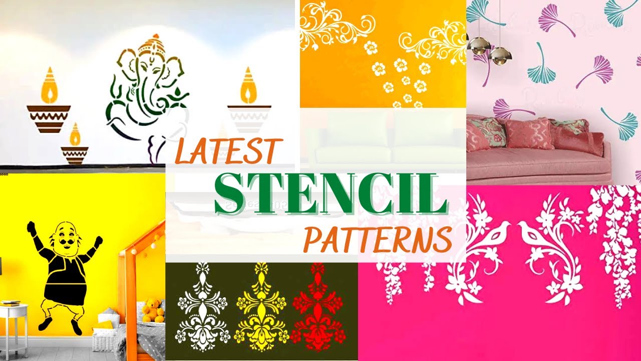 Latest Stencil Patterns| Spiritual stencils| Nature Stencils| Modern ...