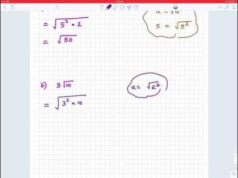 Writing as a single surd - YouTube