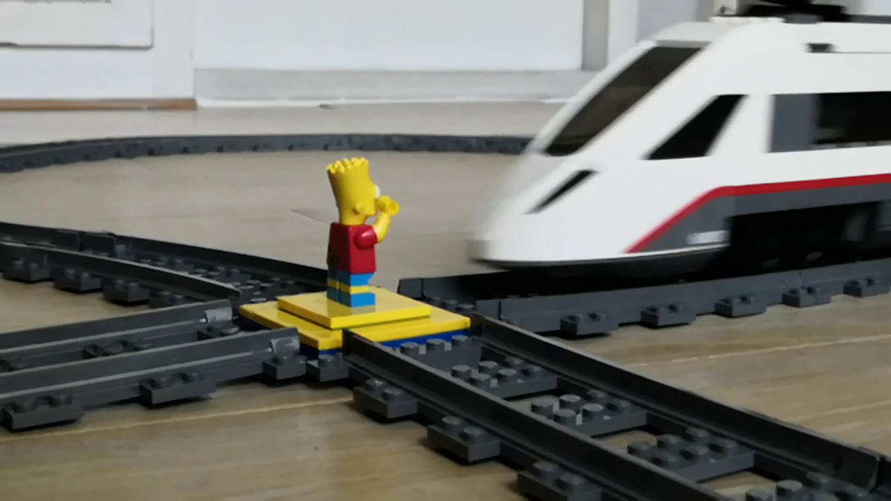 Bart Simpson train accident - YouTube