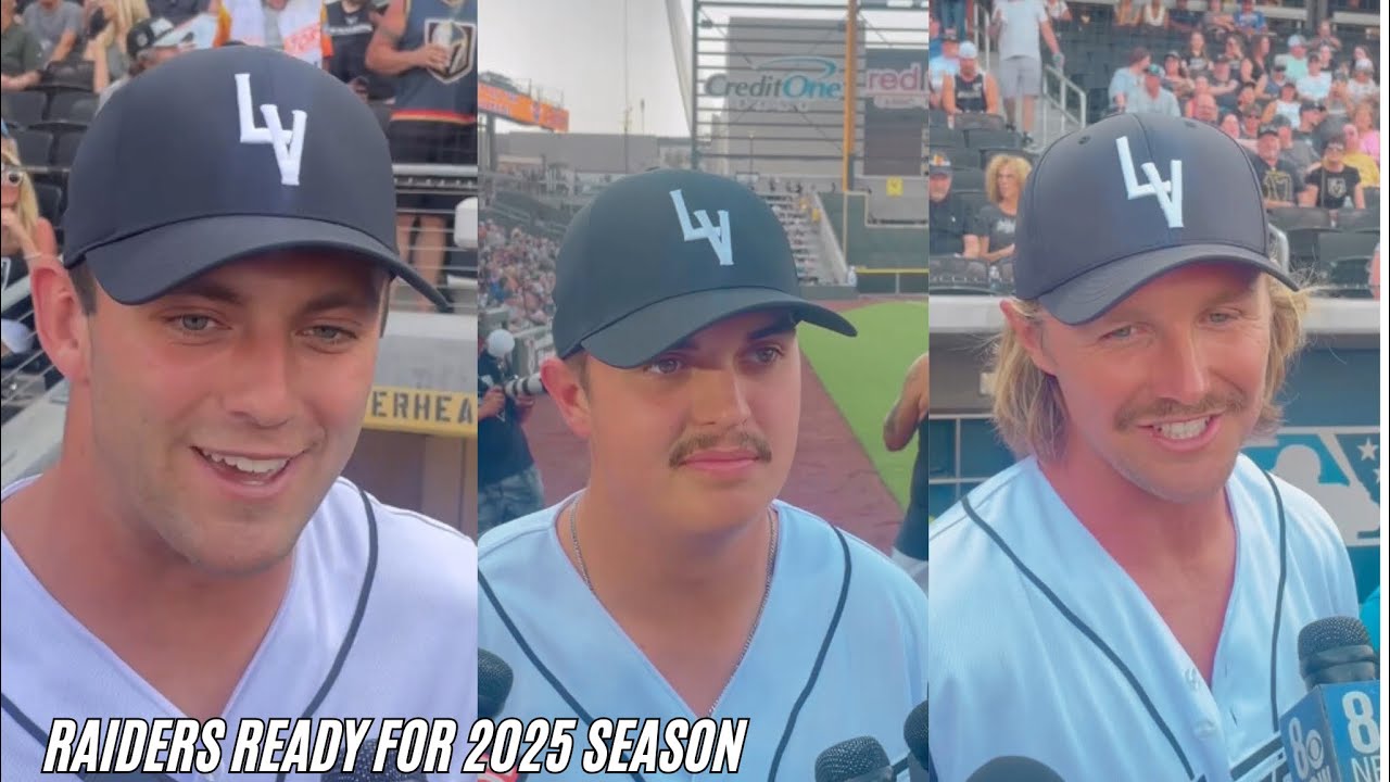 Brock Bowers, Aidan O’Connell, & AJ Cole READY For Raiders’ 2025 NFL ...