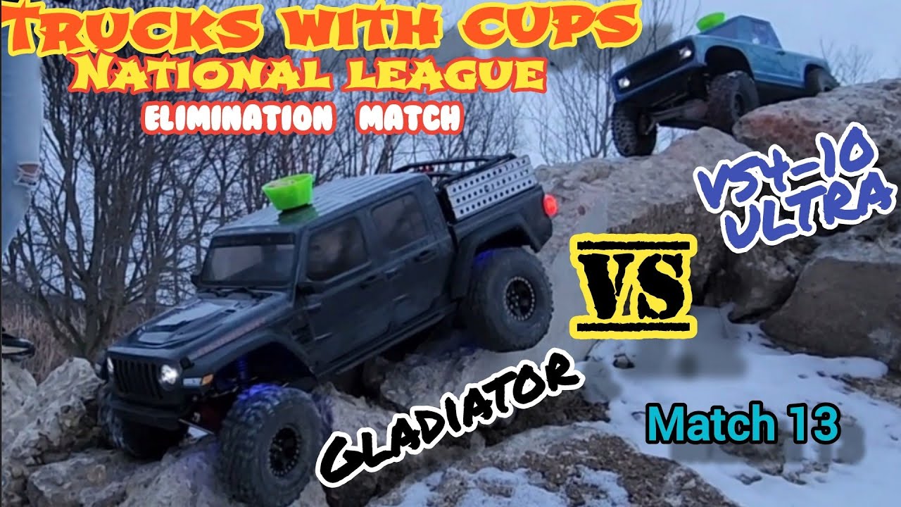 Vanquish Vs410 ultra vs Axial scx10.3 gladiator TWCNL Elimination MATCH ...