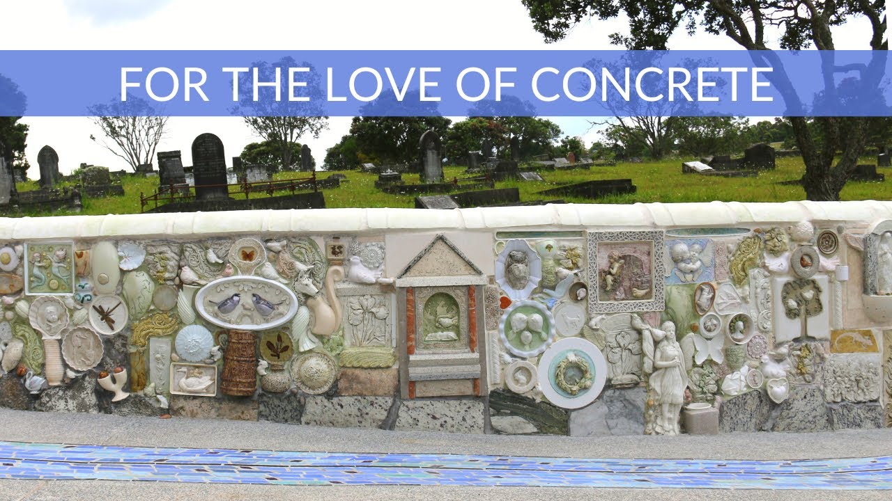 For the Love of Concrete | Waikumete Cemetery | Joy Bell Art - YouTube