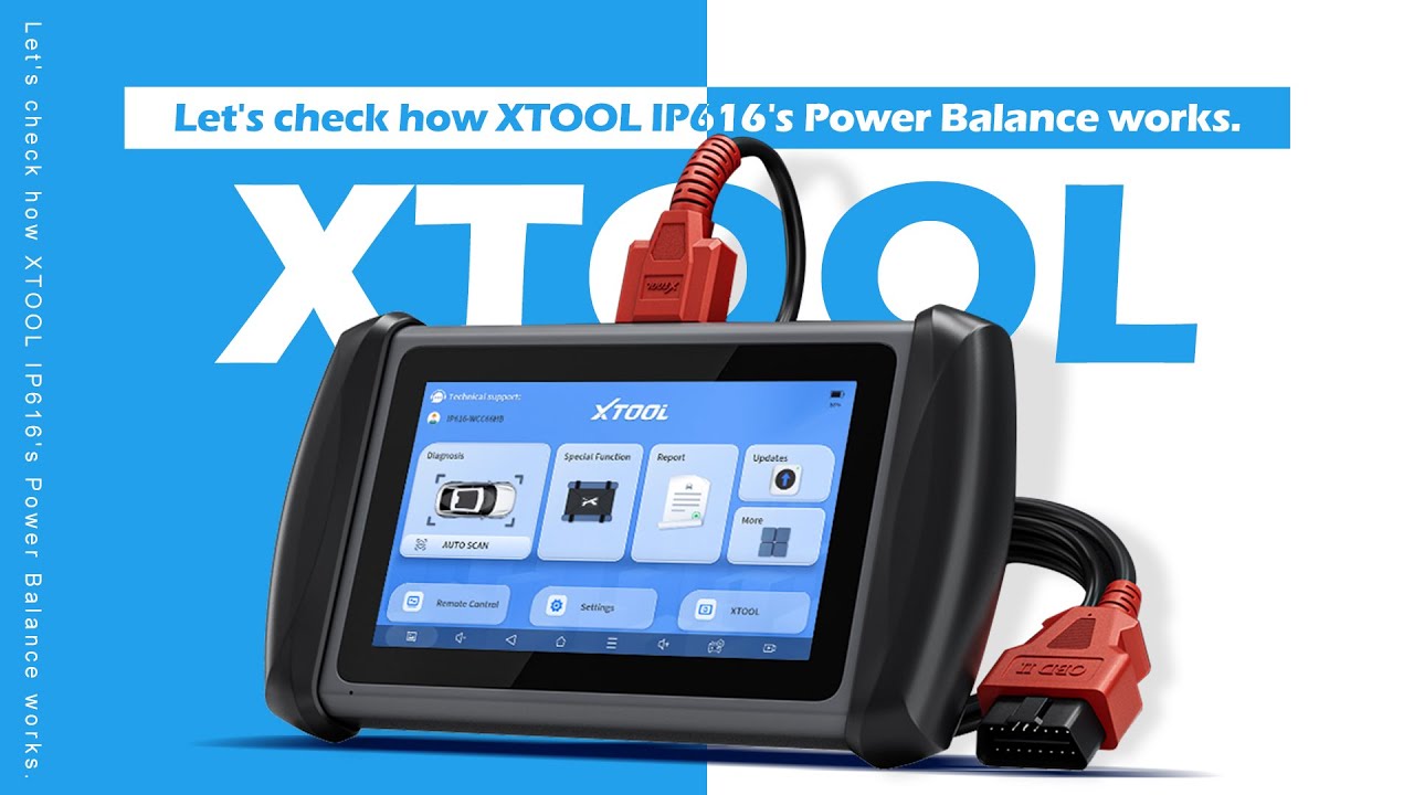 Let's check how XTOOL IP616's Power Balance works - YouTube