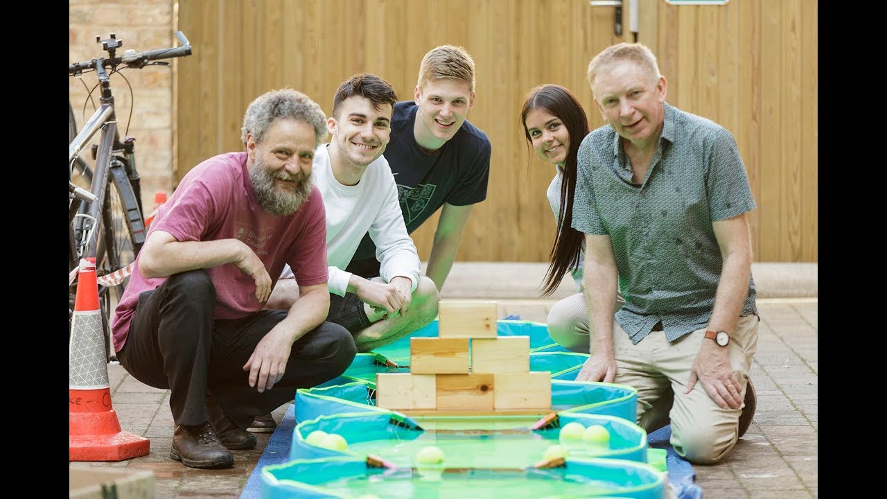 Practice run for Dambusters 'bouncing bomb' demo at the Royal Albert ...