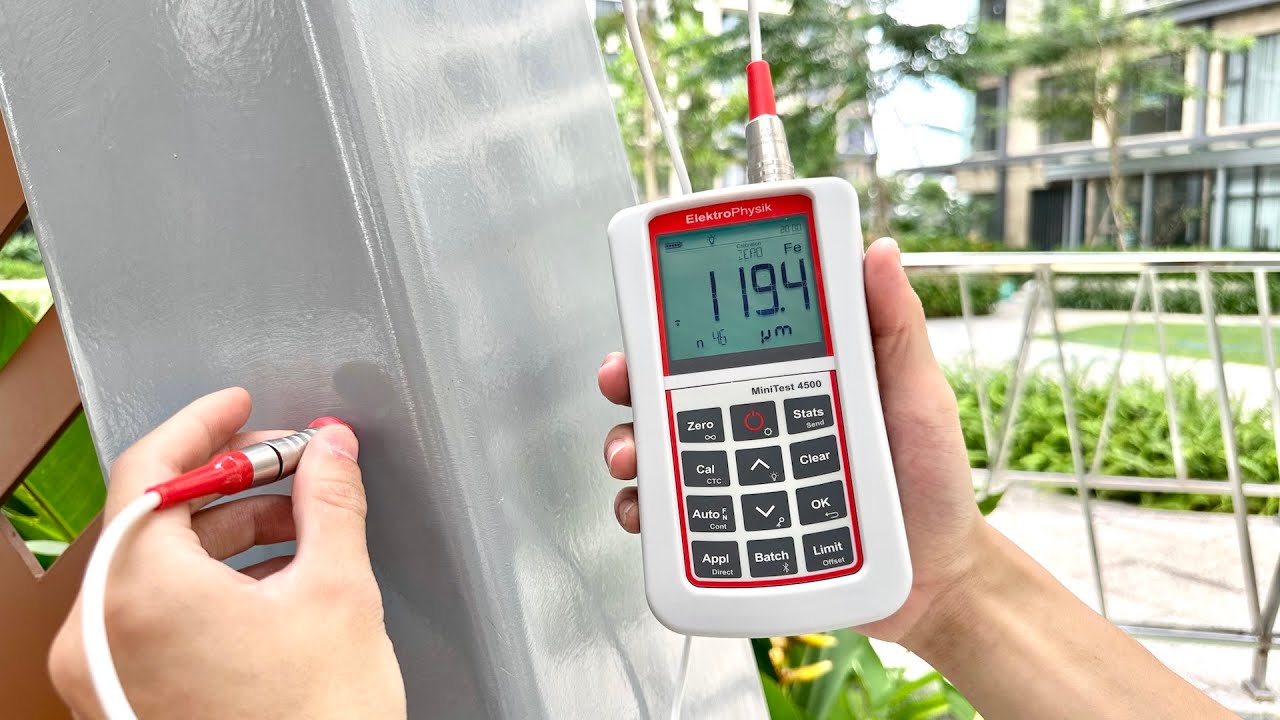 Nhiều tùy chọn cảm biến cho máy đo bề dày lớp phủ Minitest 4500 ...