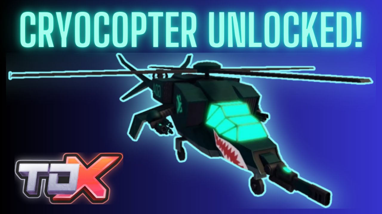 TDX New Cryo Helicopter Is Literally Cold… | ROBLOX - YouTube