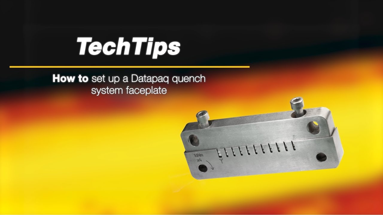 Datapaq: How to set up a quench system faceplate - YouTube