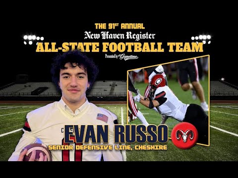 Cheshire's Evan Russo — 91st New Haven Register All-State Football DL ...