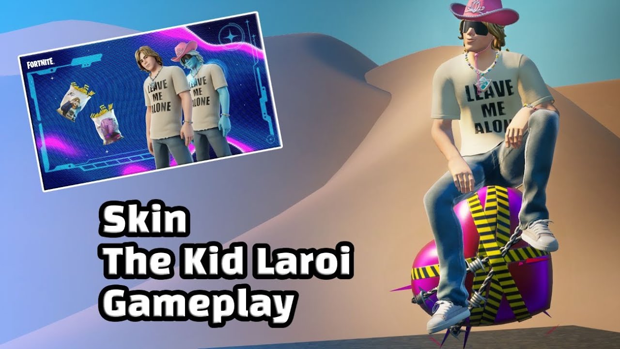 Skin The Kid Laroi Gameplay Fortnite - YouTube
