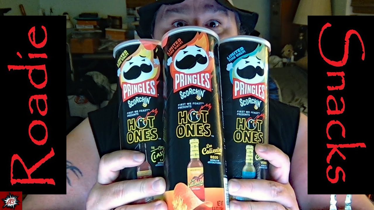 Roadie Snacks: Pringles Hot Ones Potato Chips - YouTube