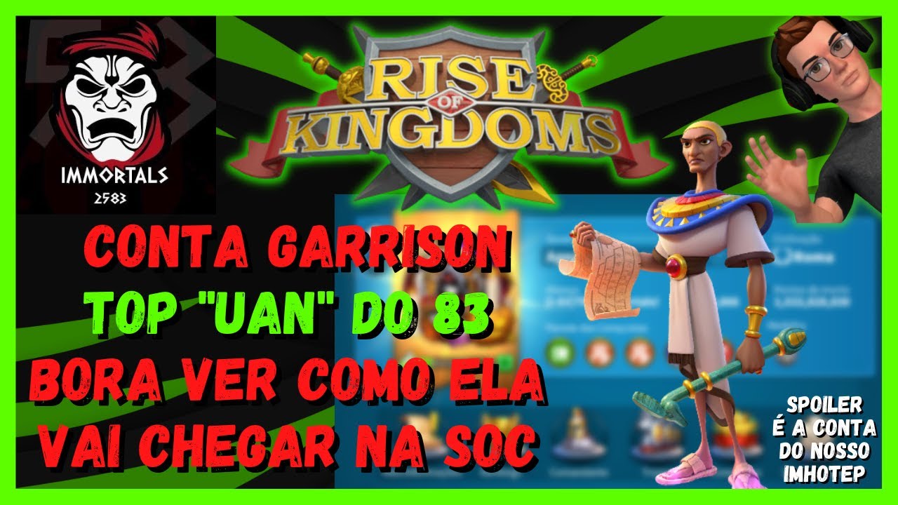 Mostrando Conta Garrison OP👀 | Rise of Kingdoms ROK #2583 - YouTube