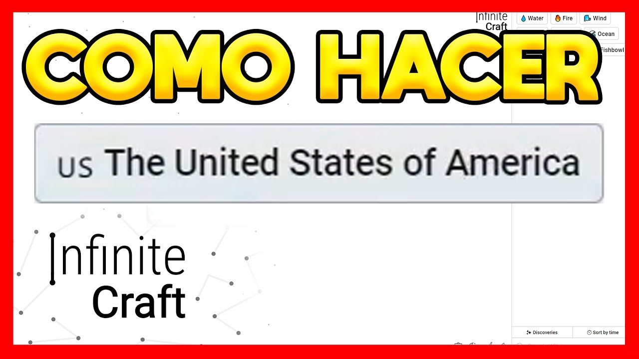 COMO HACER ESTADOS UNIDOS EN INFINITE CRAFT - YouTube
