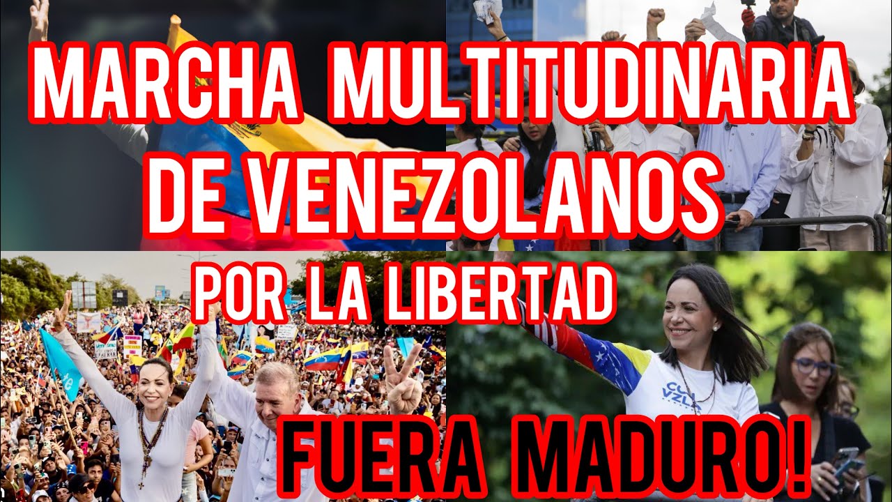 FUERA MADURO - Miles de venezolanos salen a las calles a marchar por la ...