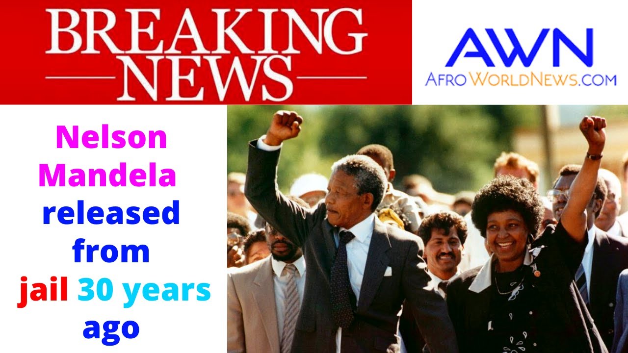 Nelson Mandela released from jail 30 years ago - YouTube