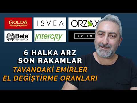 Halka Arzlarda Son Rakamlar Tavanlar El Değiştirme Oranları #betae #isvea #golda