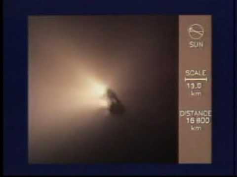 1986 Giotto Flyby Of Halley'S Comet - YouTube