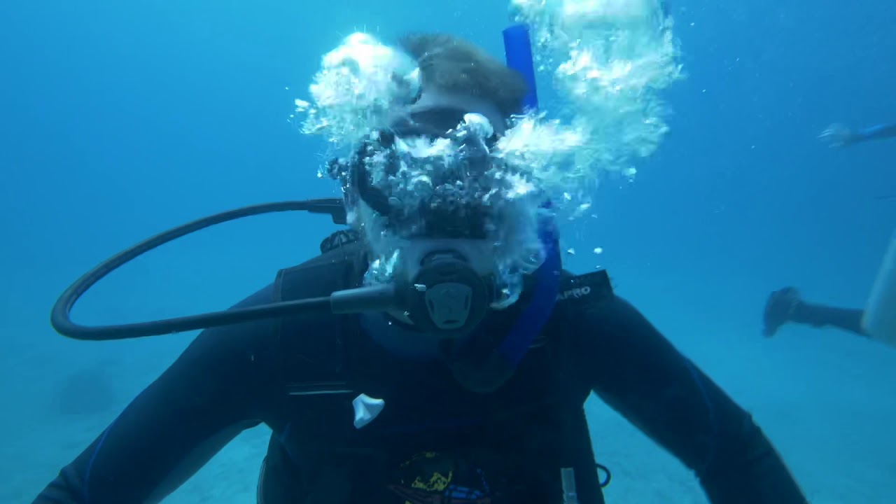 Caleb and Summer Scuba diving on honeymoon - YouTube