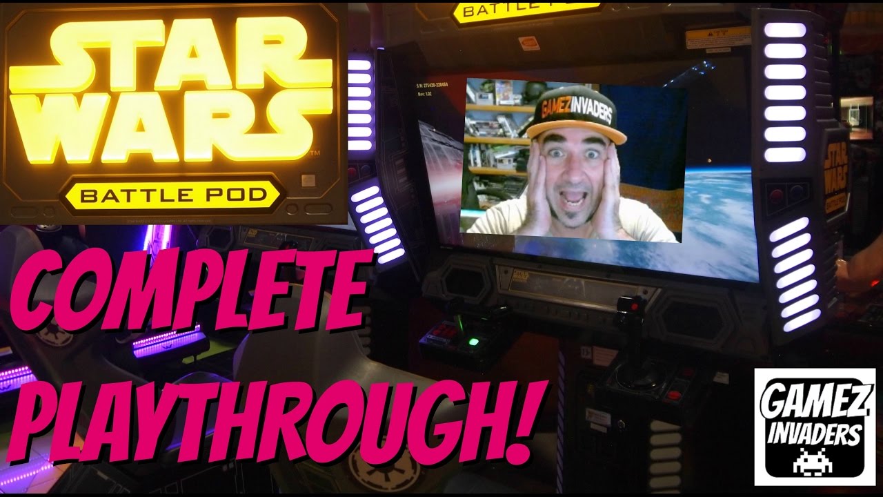 STAR WARS Battle Pod! ARCADE! Complete Playthrough! All Missions! - YouTube