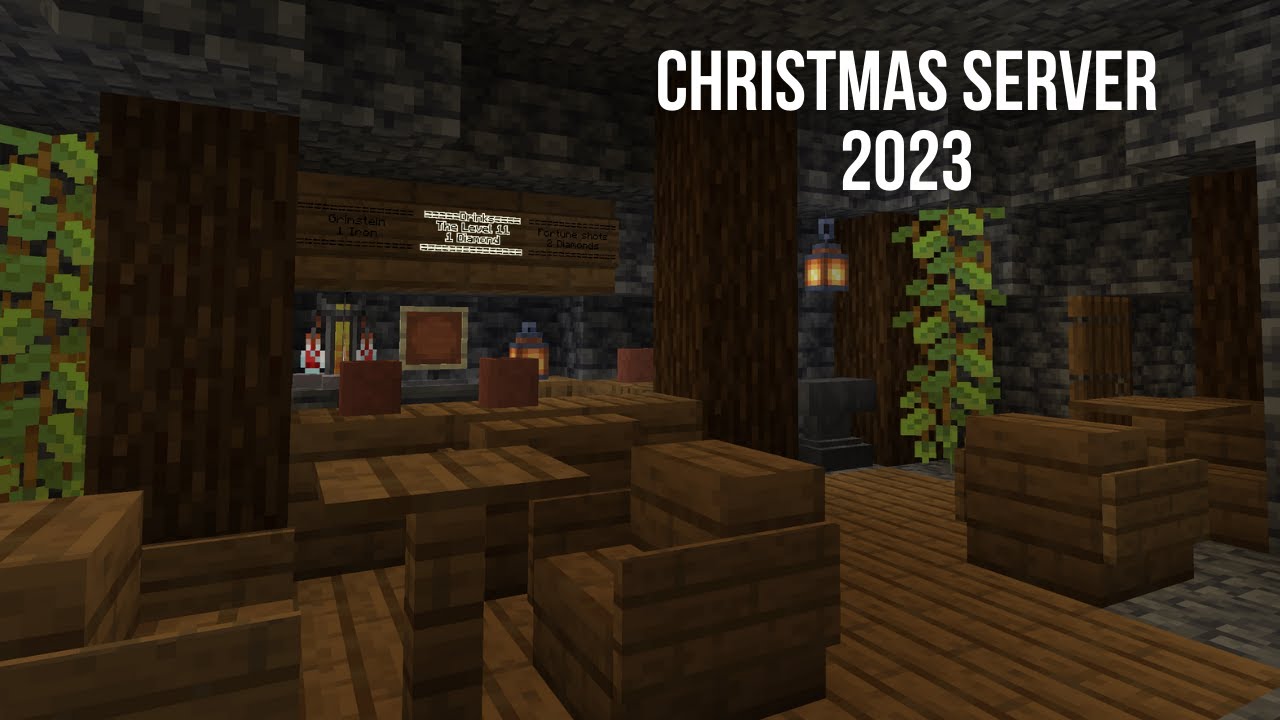 Making A Cave Town On The Christmas Server - YouTube
