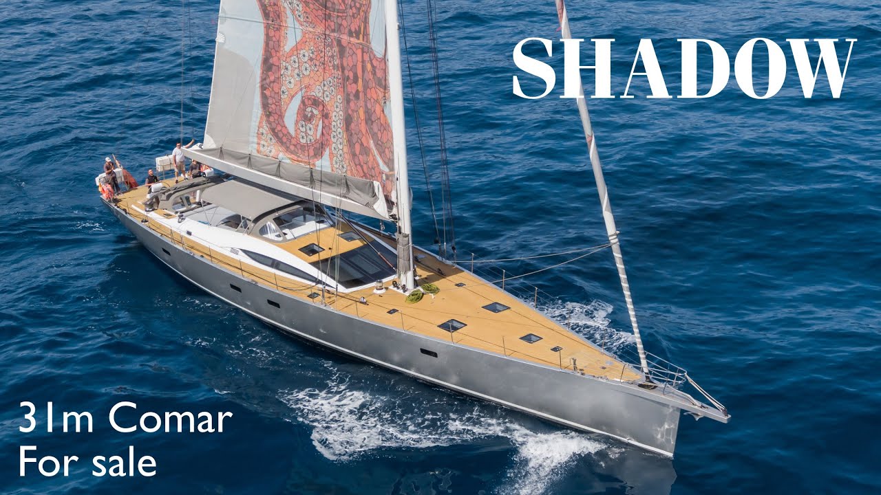 Sailing Yacht SHADOW - 31m Comar Yacht for Sale - YouTube