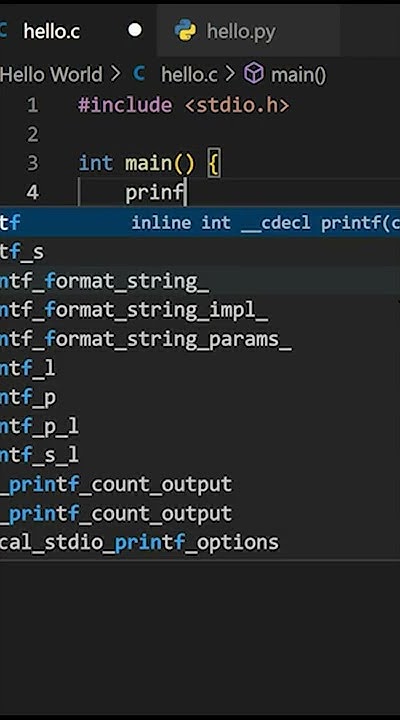 Hello World en Python, C et Javascript #shorts #programmation - YouTube