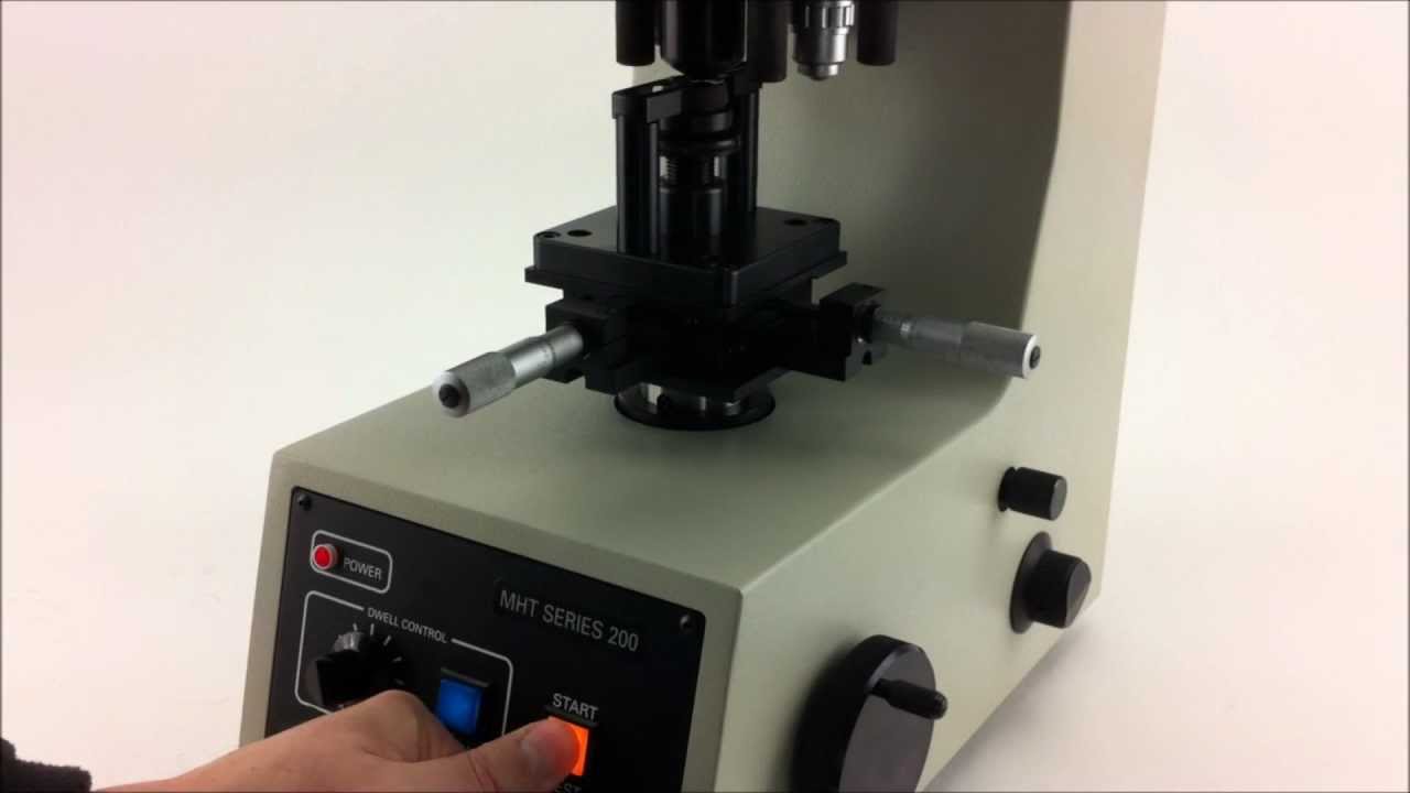 Leco Tukon-Wilson Micro-Indentation Tester MHT200 - YouTube