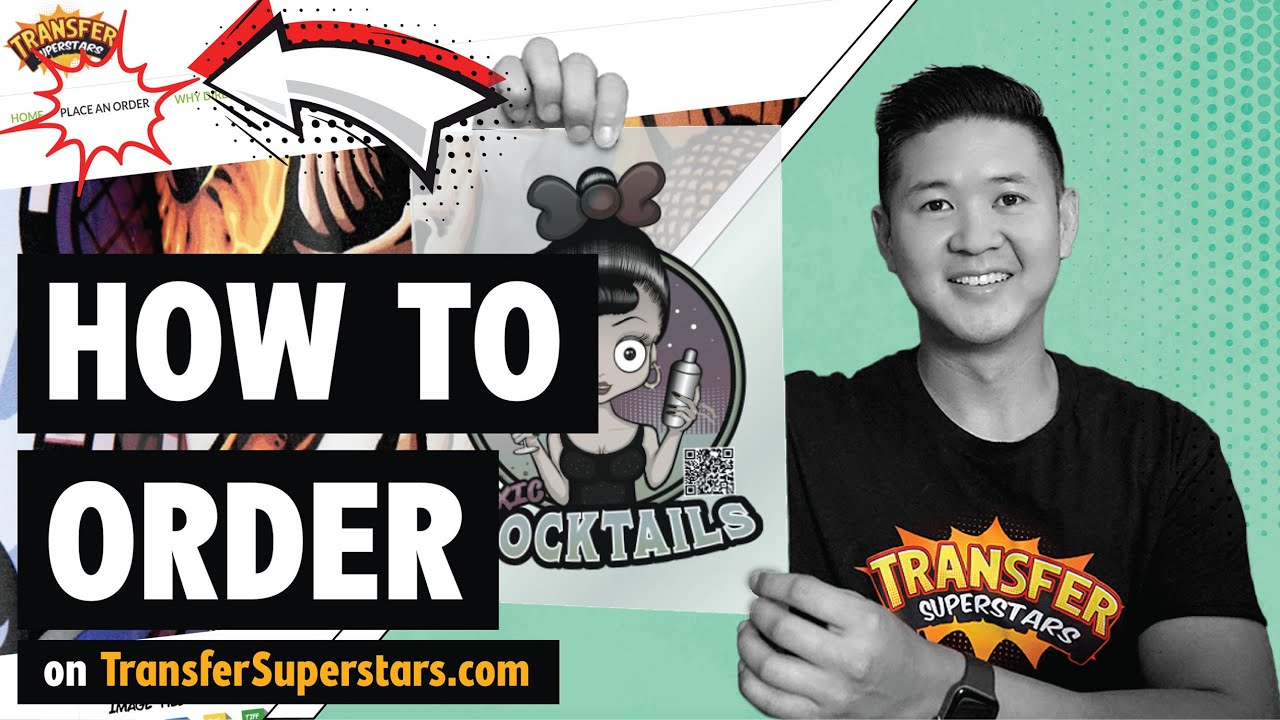 How to order DTF Heat Transfers on TransferSuperstars - YouTube