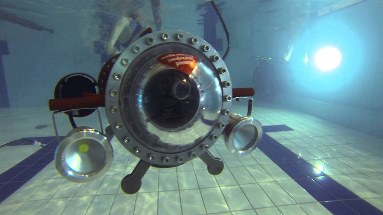 Home built underwater robot ROV in action POLAND BEST 05 - YouTube