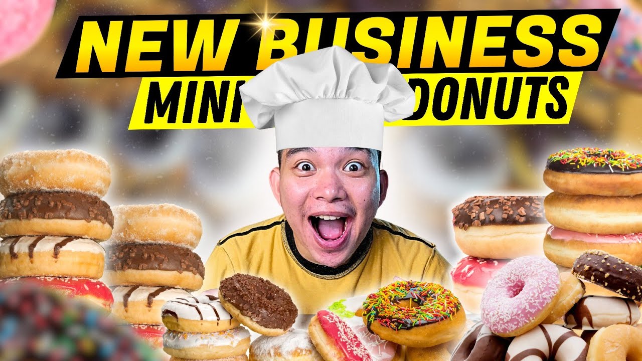 NAGTAYO AKO NG TRENDING MINI DONUTS - YouTube