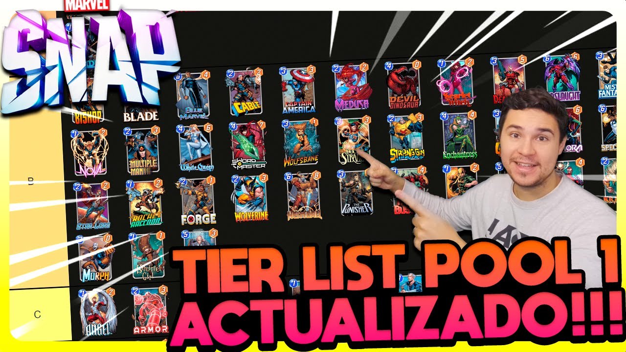 TIER LIST POOL 1 / MEJORES CARTAS POOL 1 (ACTUALIZADO POST-SALIDA ...