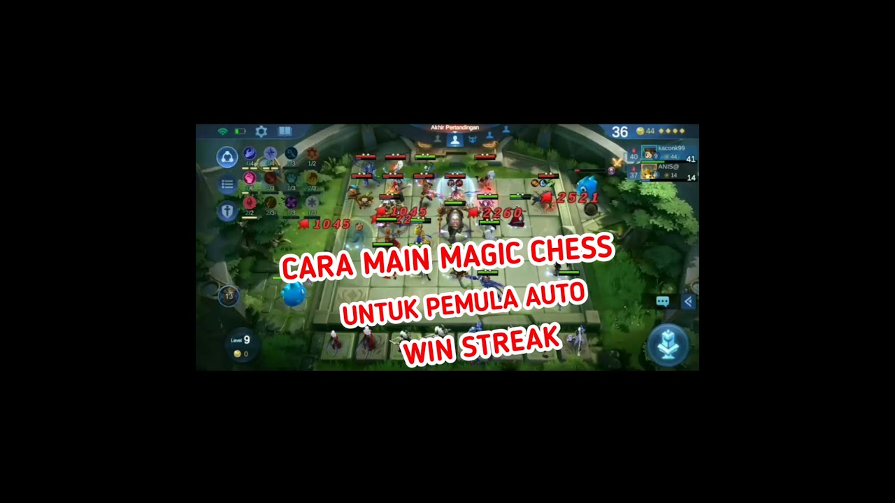 CARA MAIN MAGIC CHESS UNTUK PEMULA | AUTO WIN STREAK - YouTube