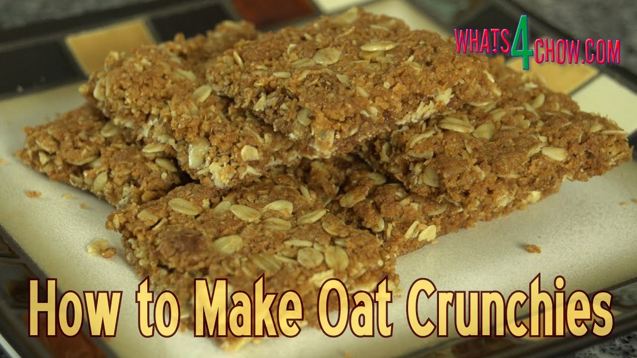 How to Make Oat Crunchies - Delicious Oat & Coconut Crunchies at Home ...