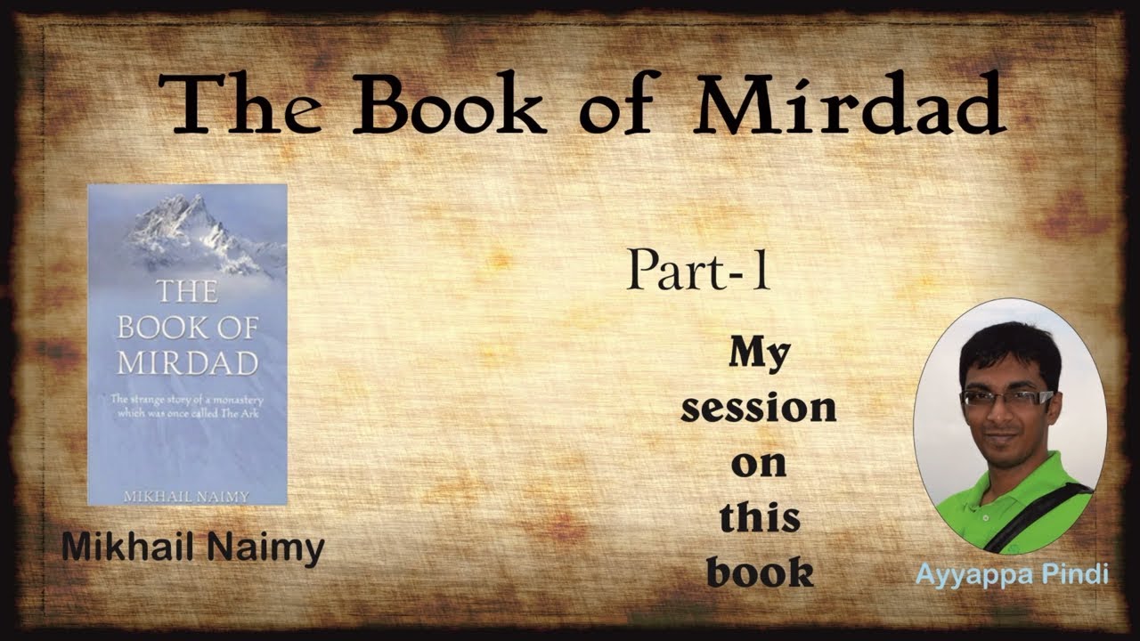 The Book of Mirdad - Book Review - Part 1 - YouTube