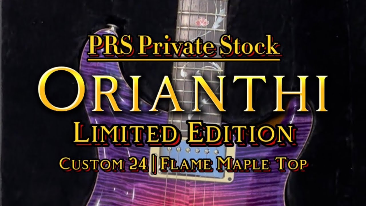 PRS Private Stock “Orianthi Signature” Limited Edition #prsguitars ...