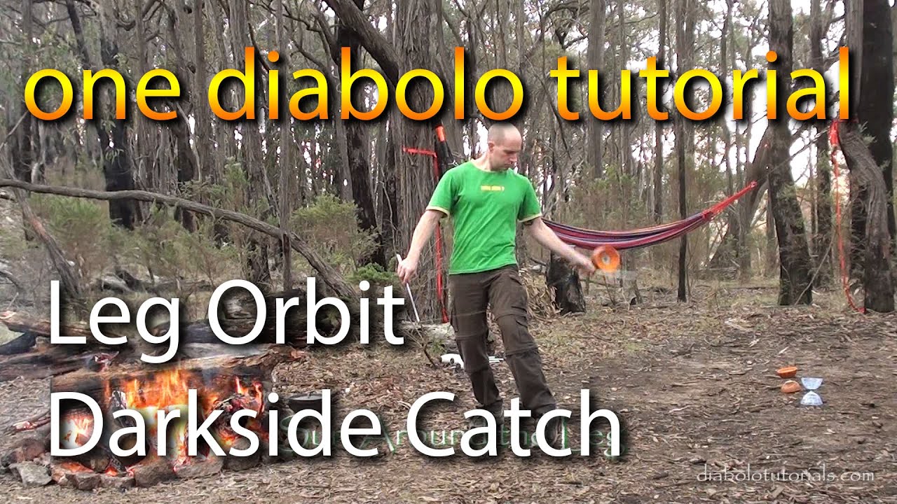 Diabolo Tutorial - One Diabolo Leg Orbit Darkside Catch - YouTube