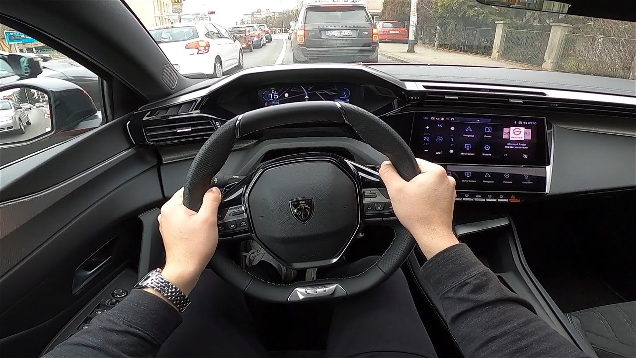 NEW 2023 Peugeot 408 GT [1.2 PureTech, 130 HP] POV Test ride | Exterior ...