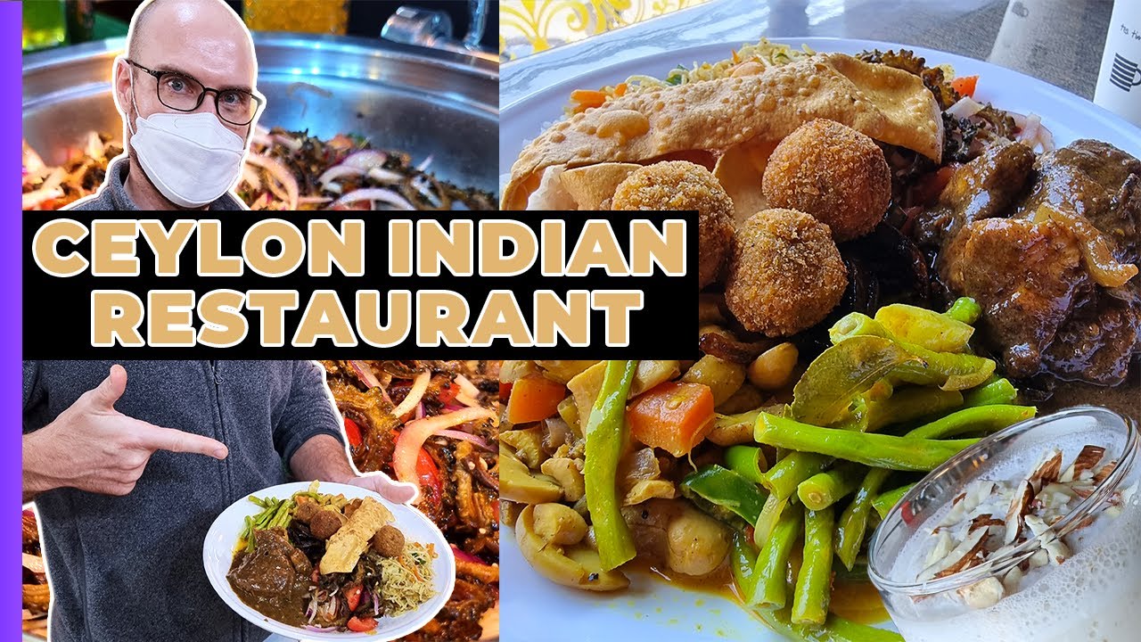 We Feast at a Sri Lankan Buffet!! | Ceylon Indian Restaurant - YouTube
