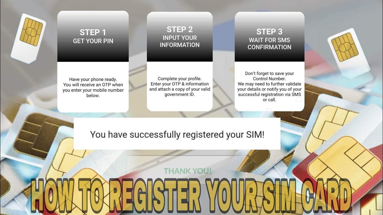 Paano magregister ng simcard | Teacher RR - YouTube