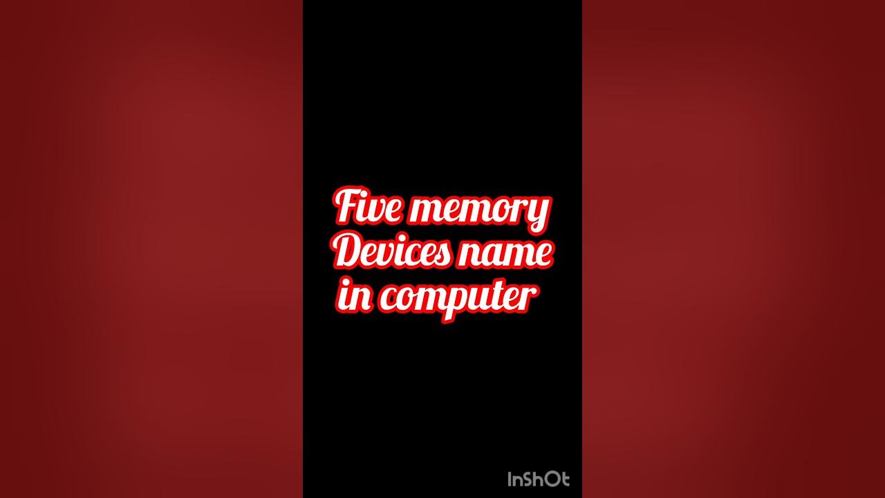 Five Output Devices Name In Computer Computer Computerscience Computerknowledge