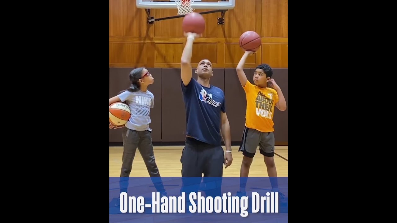 One-Hand Shooting Drill with Allan Houston - YouTube