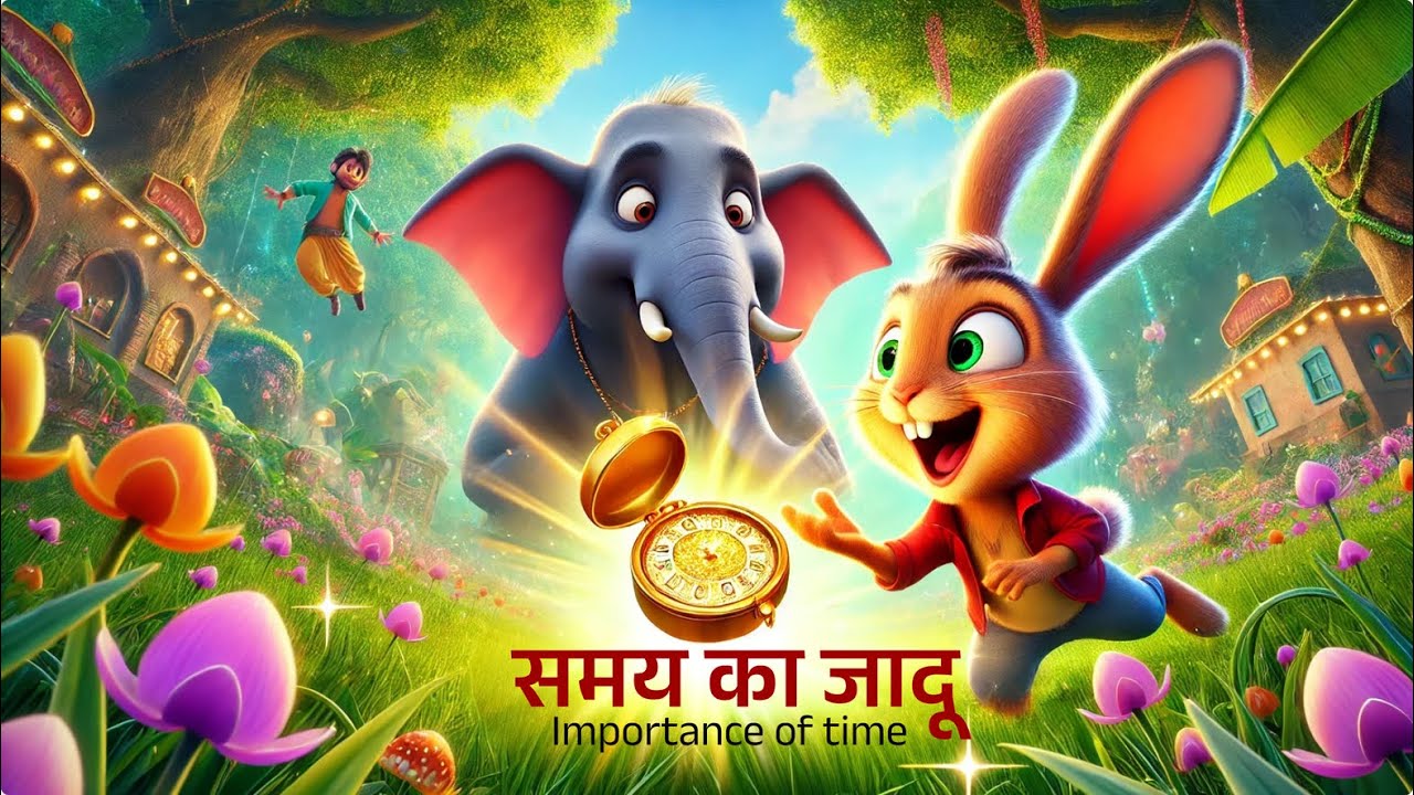 Importance of time and clever thinking - समय का जादू | Story for kids ...